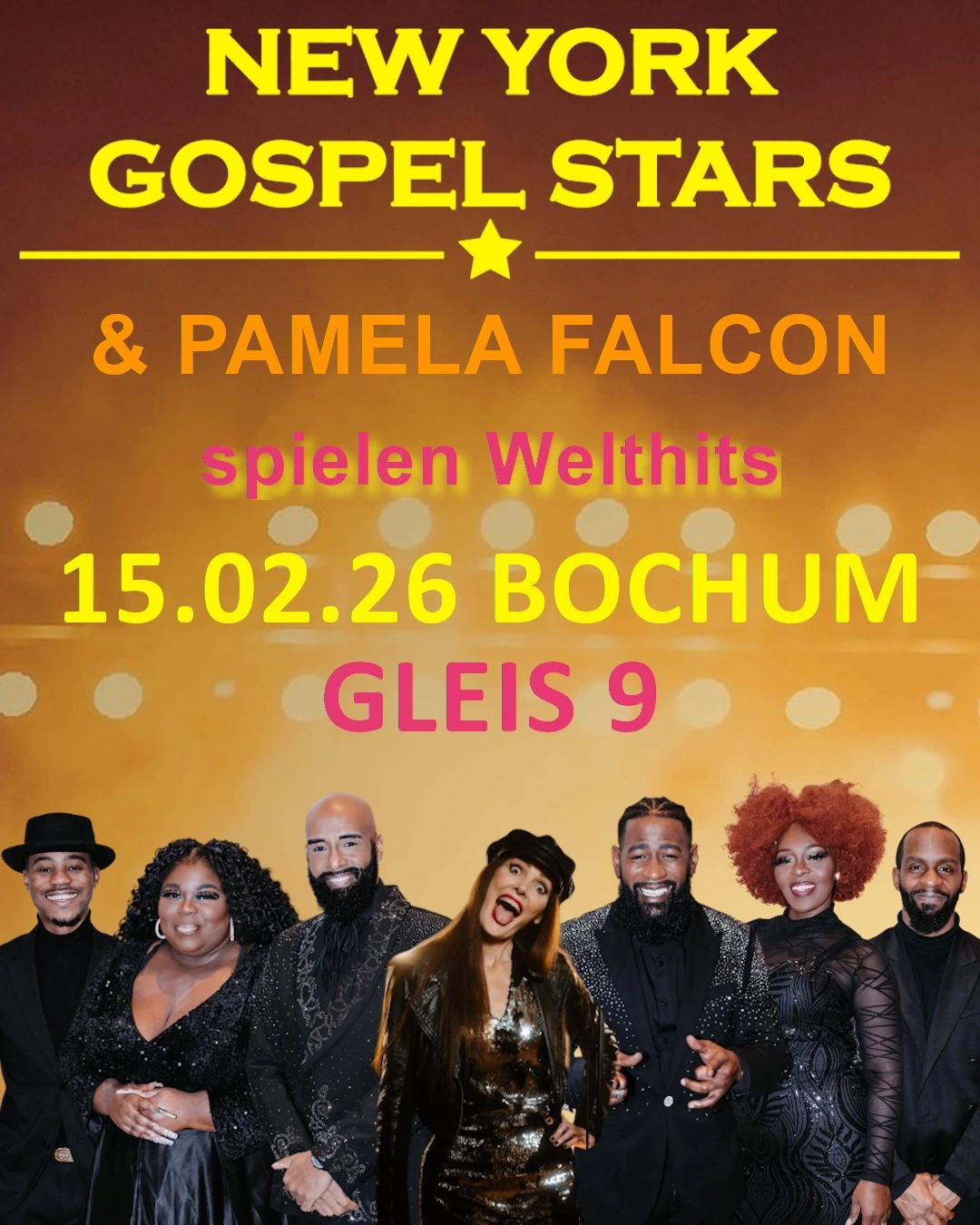 Die New York Gospel Stars und Pamela Falcon Live in Bochum GLEIS 9 ...
